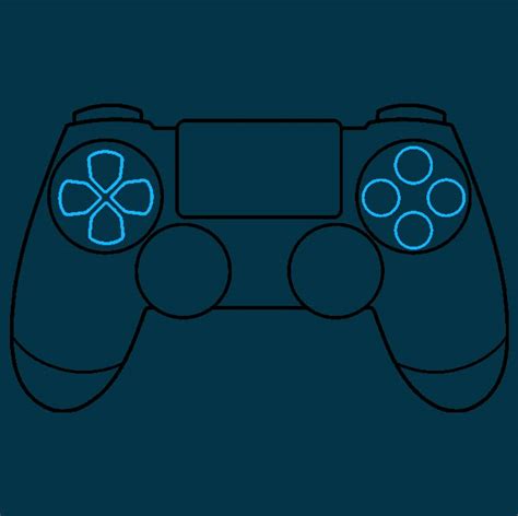 How To Draw A PS4 Controller Really Easy Drawing Tutorial Easy Drawings Drawing Tutorial