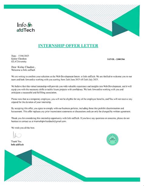 Kislay Chauhan On Linkedin Webdevelopment Internship