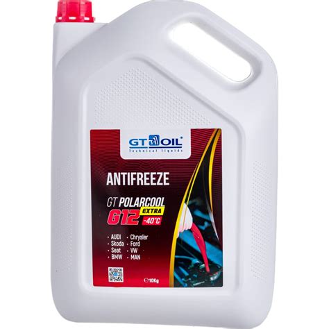 Антифриз GT OIL Polarcool Extra G12 красный, 10 кг 4606746008278 ...