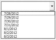 Date Format In An Excel VBA ComboBox Or ListBox