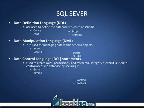 Chapter Introduction To Sql Server Pptx Databases Computer Software And Applications