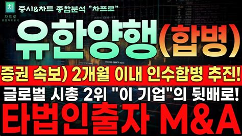 유한양행 주가전망 속보타법인출자 투자금이 한 곳으로 몰린다 국민연금도 선점한 상태 올해 텐베거 막차주 유한양행 유한양행주가전망 유한양행분석 차프로