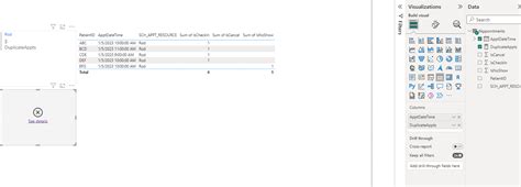 Measure To Count Duplicate Appointments Cant Add Column Dax