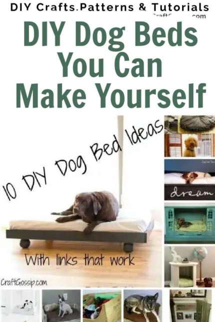 10 Diy Dog Beds You Can Make Yourself Home And Garden