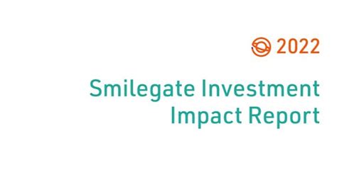 스마일게이트인베스트먼트 Esg 우수 사례 담은 리포트 발간