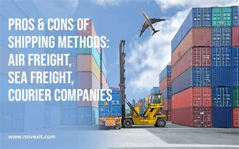 Pros Cons Of Shipping Methods Air Freight Sea Freight Courier Companies
