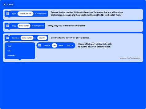 Add New Blocks Category Link To System Discuss Scratch