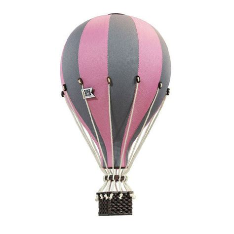 Balon Dekoracyjny Różowo Ciemnoszary roz M 33 cm Super Balloon
