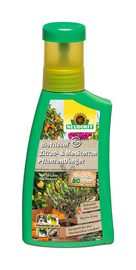 BioTrissol Plus Zitrus MediterranpflanzenDünger ml Dünger von Neudorff