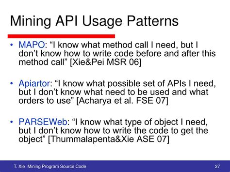 Ppt Improving Programmer Productivity Via Mining Program Source Code Powerpoint Presentation
