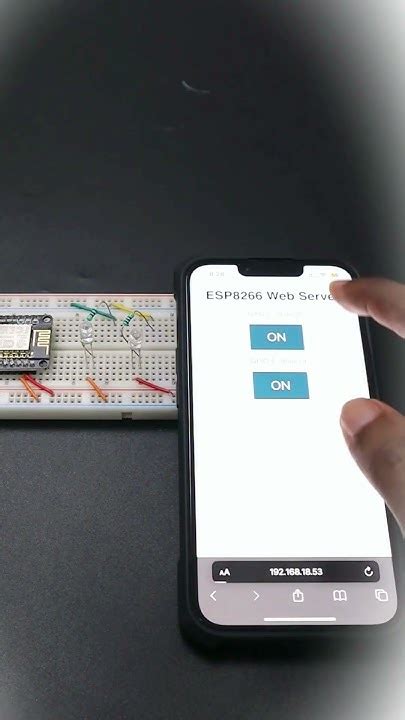 Control Leds With Smartphone Using Esp8266 Webserver Arduinoproject