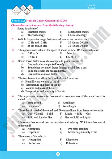 Sound Unit 11 Physics 10th Text Book