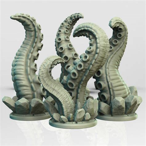 Tentacles Cthulhu Models 3d Printed Resin Model Ideal For Arkham Ho