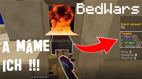 Náš Prvý Win V Bed Wars Minecraft Pvp 9 Youtube