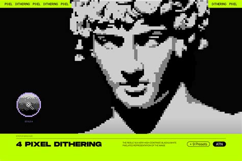 Bitmap Lab One Click Pixel Halftone Action On Behance