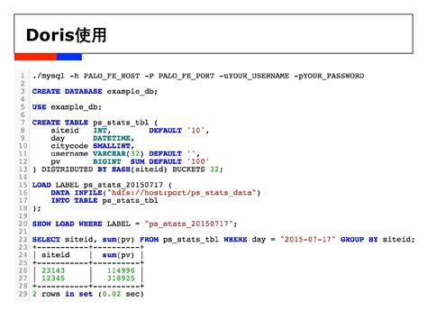 Apache Dorisincubating介绍