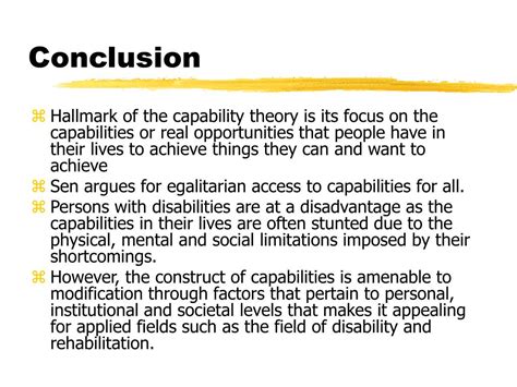 Ppt Reifying Capability Theory For Research In Disability And