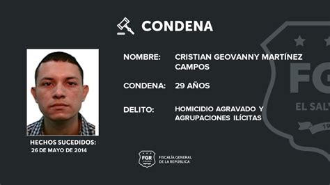 Condenan Pandillero Por Homicidio Y Agrupaciones Ilícitas En La Mira