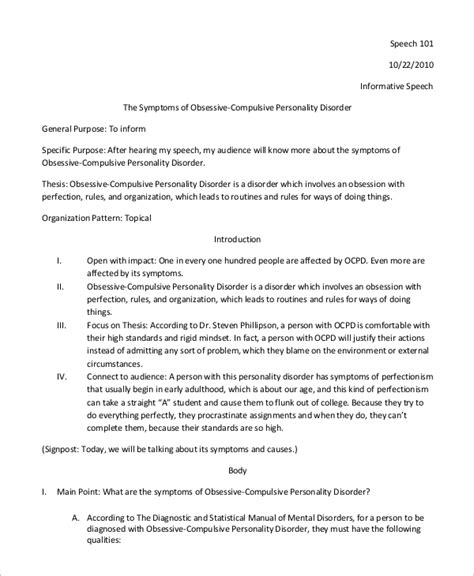 Free 13 Informative Speech Samples In Pdf