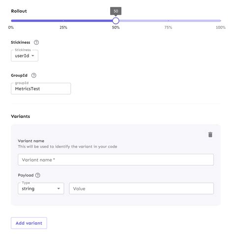 strategy variants unleash documentation