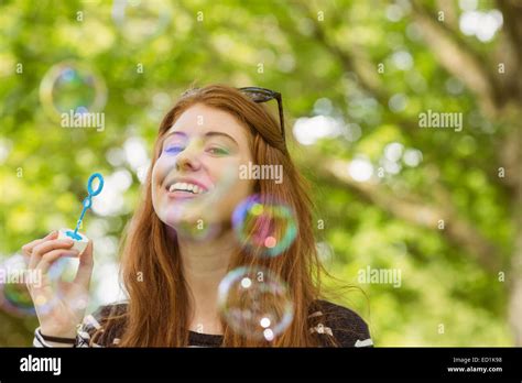 Blowing Bubbles Hi Res Stock Photography And Images Alamy