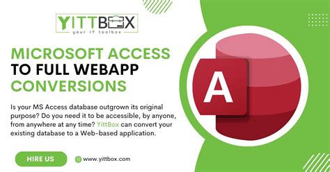 Yittbox On Linkedin Microsoft Msaccess Webapplications Database Dataanalytics Company