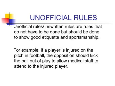 Pe Rules And Safety Ppt Pe Rules And Safety Ppt