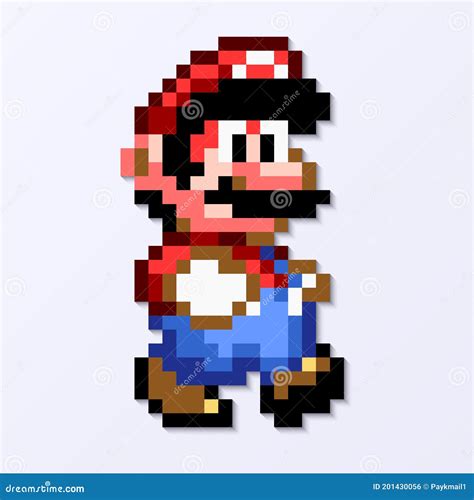 8 Bit Mario Characters