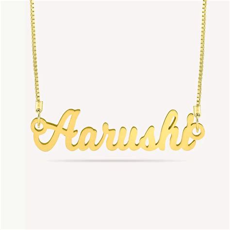 Dainty Name Necklace Name Strings