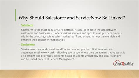 Ppt Step By Step Servicenow Integration With Salesforce Powerpoint
