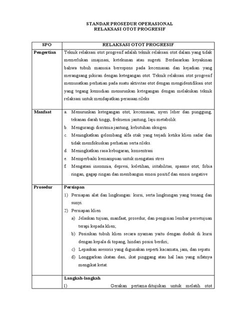 Relaksasi Otot Progresif Pdf