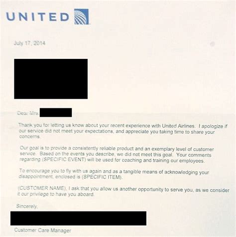 Detail Complaint Response Letter Template Koleksi Nomer 18