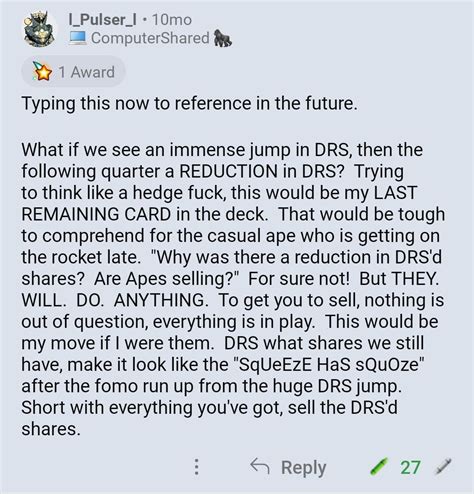 I (Almost) Predicted This Play 10 Months Ago. : r/superstonkuk