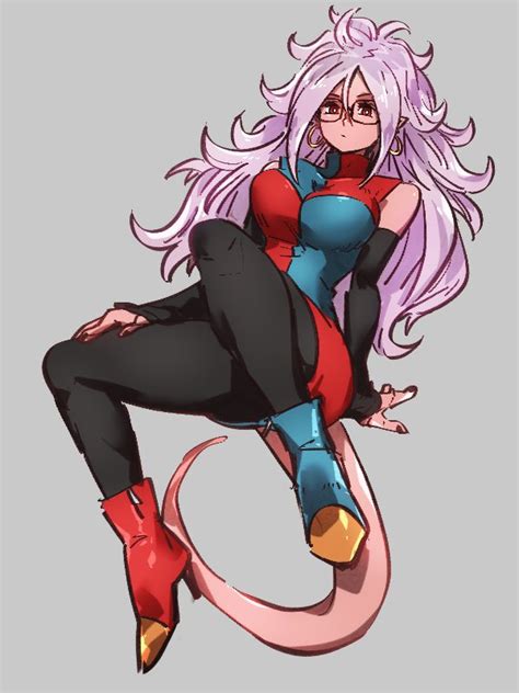 Android 21 And Majin Android 21 Dragon Ball And 1 More Drawn By