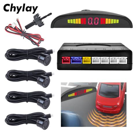 One Set Parking Sensor LED Display Car Reverse Backup Radar Monitor