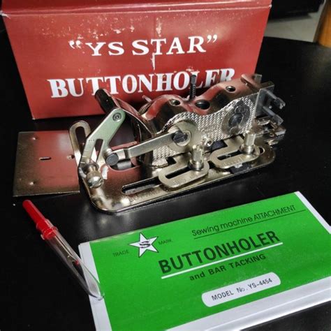 Buttonholer Buttonhole Bartacking Attachment Ys Star Ys 4454 Shopee