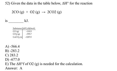 solved 52 given the data in the table below aho for the