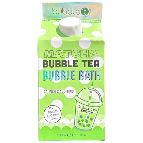 Bubble T Matcha Bubble Tea Bubble Bath 1623floz 480ml Poppin Candy