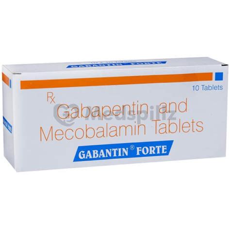 Buy Gabantin Forte Tablet Gabapentin Methylcobalamin Mecobalamin