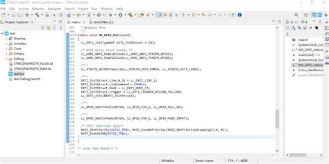 使用ll库开发stm32：gpio口与外部中断stm32 Ll 外部中断 Csdn博客