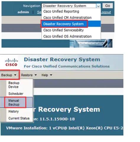 Cucm Manual And Auto Backup Procedure Using Guia Cisco Community