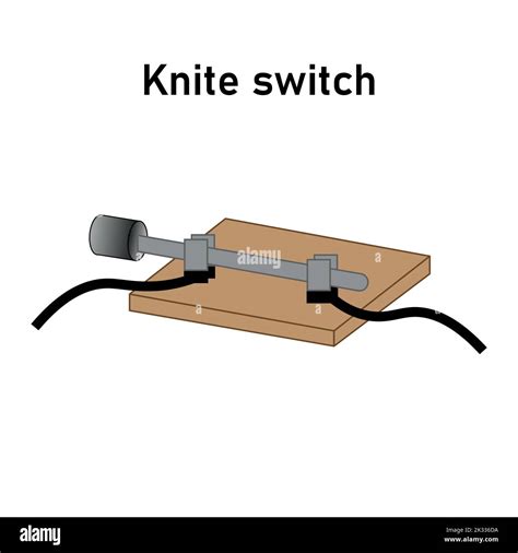 Knife Switch Symbol On White Background Stock Vector Image And Art Alamy