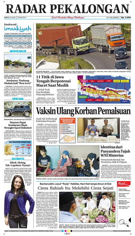 Radar Pekalongan 25 Juni 2016 By Radar Pekalongan Issuu