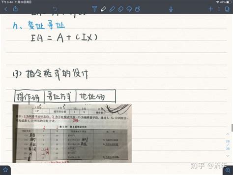 计算机组成原理期末复习手写笔记重点 知乎