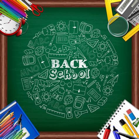 Back To School Background 11063061 Vector Art At Vecteezy