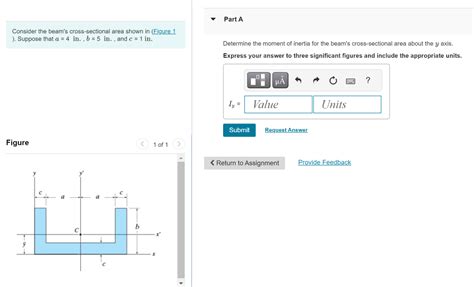 Solved Consider The Beam S Cross Sectional Area Shown In Chegg
