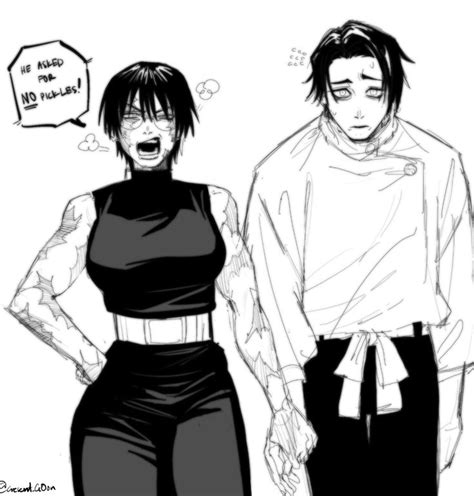 Yuta And Maki Crescentg0on • Tw In 2024 Jujutsu Anime Funny Maki