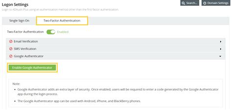 Google Authenticator Fa Guide Adaudit Plus