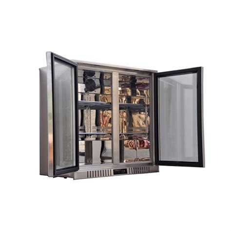 Supermercado Direta De Refrigera O De Baixo Ru Do E T Cnica Verde Mini Refrigerador Do Frasco